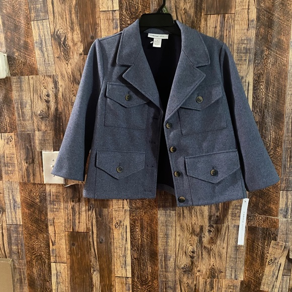 Carole Wren | Jackets & Coats | Nwt Carole Wren Womens Gray Blazer With ...